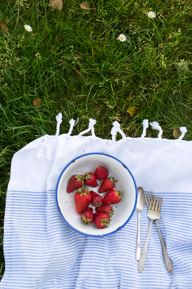 Spring Pavlova with Rose Water, Strawberries and Cream - Marshalls Abroad